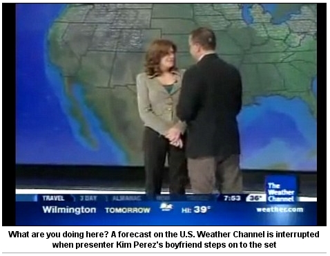 Meteorologist Kim Perez gets engaged live on TV